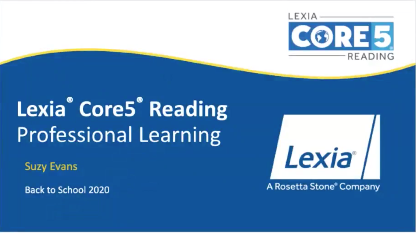 District PD Series: Grades 3-5 Lexia – BLS Educational Technology