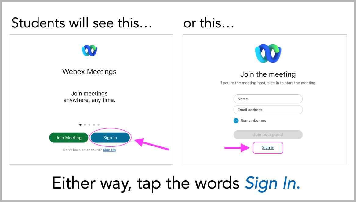 Webex – BLS Educational Technology